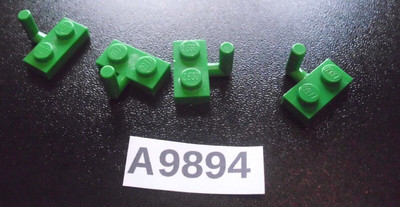 LEGO GENUINE GREEN 2X1 LEGO TOW HITCH HOOK 4 PIECES (A9894)(G) | eBay