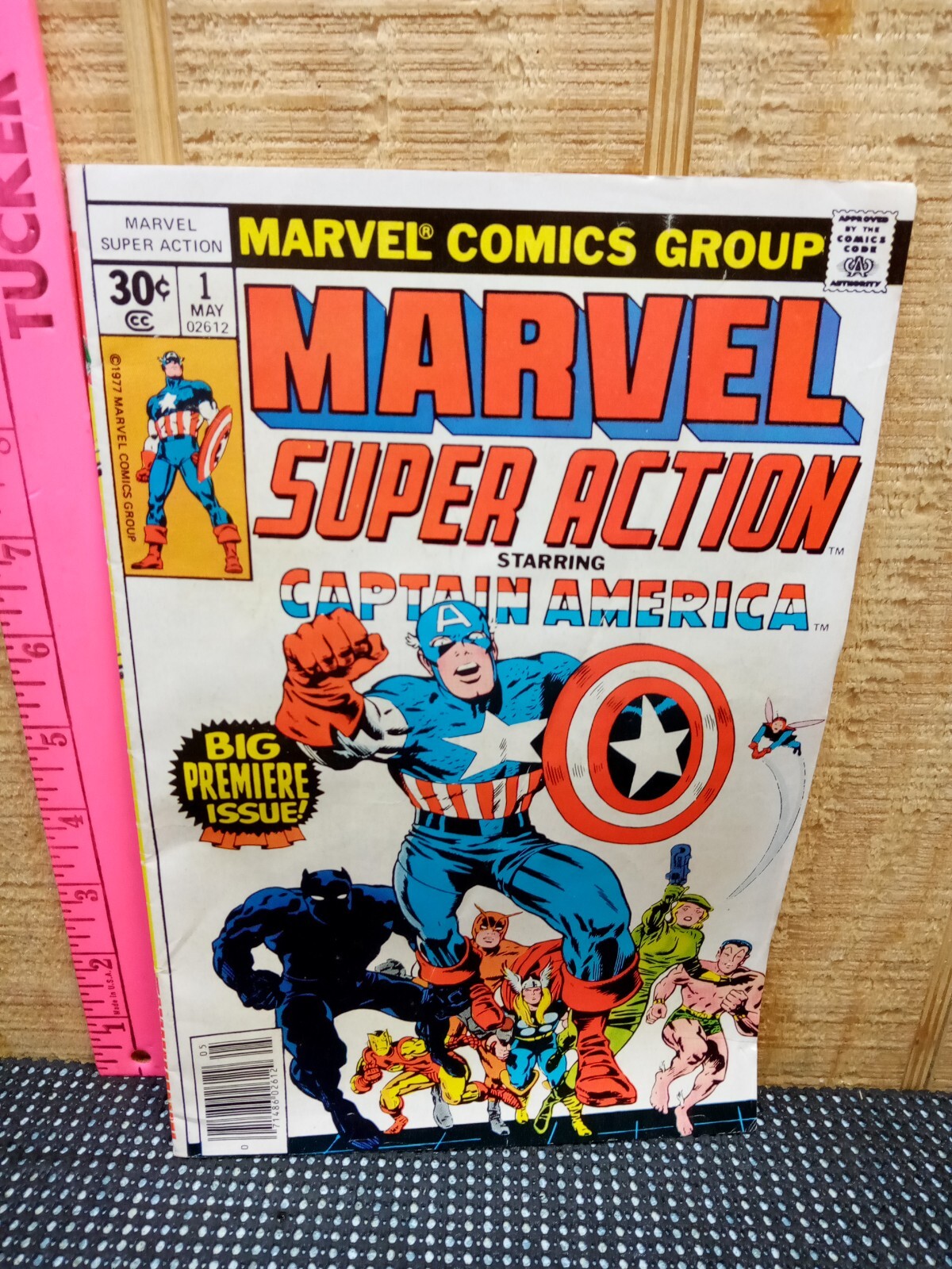 Marvel Super Action #1 (Marvel 1977) Captain America Big Premiere Issue ...