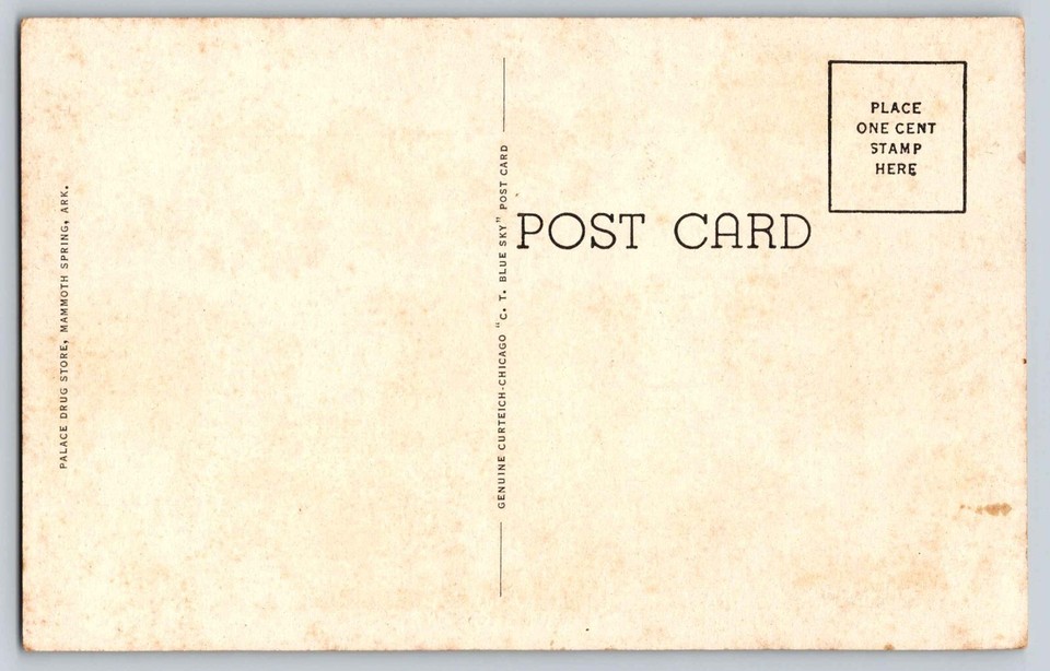 Postcard Methodist Church, Mammoth Spring Arkansas D27 | eBay