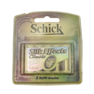 Schick Silk Effects Classic Razor Blades 5 Refill Pack New Old Stock | eBay