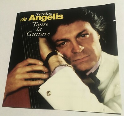 NICOLAS DE ANGELIS Toute La Guitare CD album 1994 instrumental guitar ...