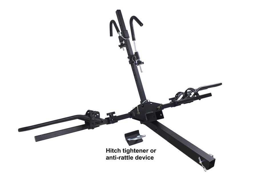 MaxxHaul 50027 Hitch Mount Bike Rack Platform - Style 2-Bike Rack for ...