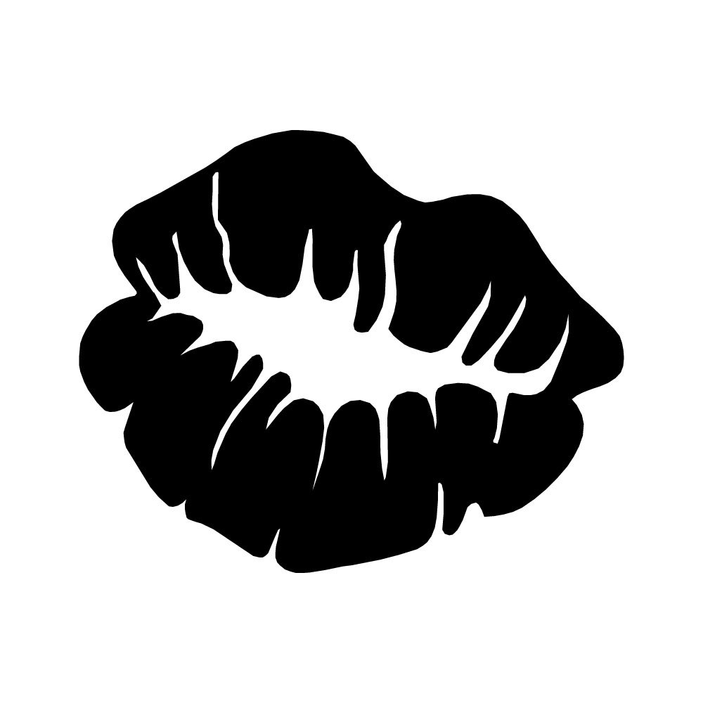 5" KISSY LIPS Vinyl Decal Sticker Car Window Laptop Kiss Love Lip ...