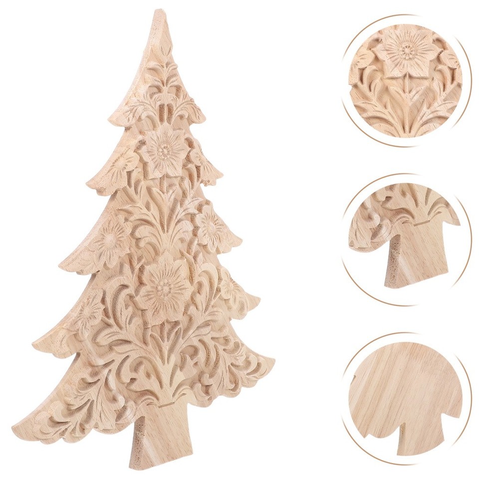 Wooden Christmas Tree Ornaments To Paint: Blank Wooden Tree Ornaments ...