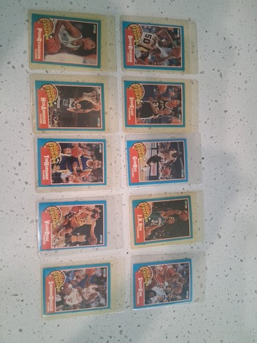 1990-1991 Fleer Basketball Rookie Sensations Complete Set 1-10 | eBay