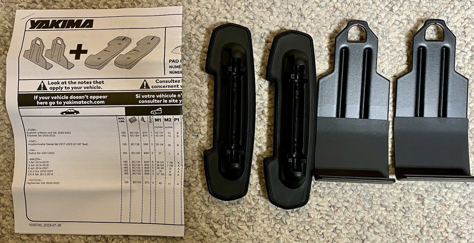 Yakima BC132 Base Clip Set For Roof Racks Open Box Brand New | eBay