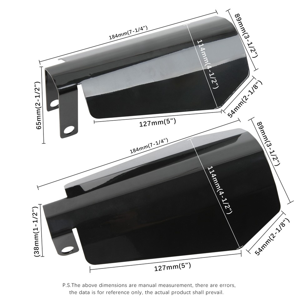 Pair Motorcycle Metal Hand Guards For Harley Davidson Electra Street ...
