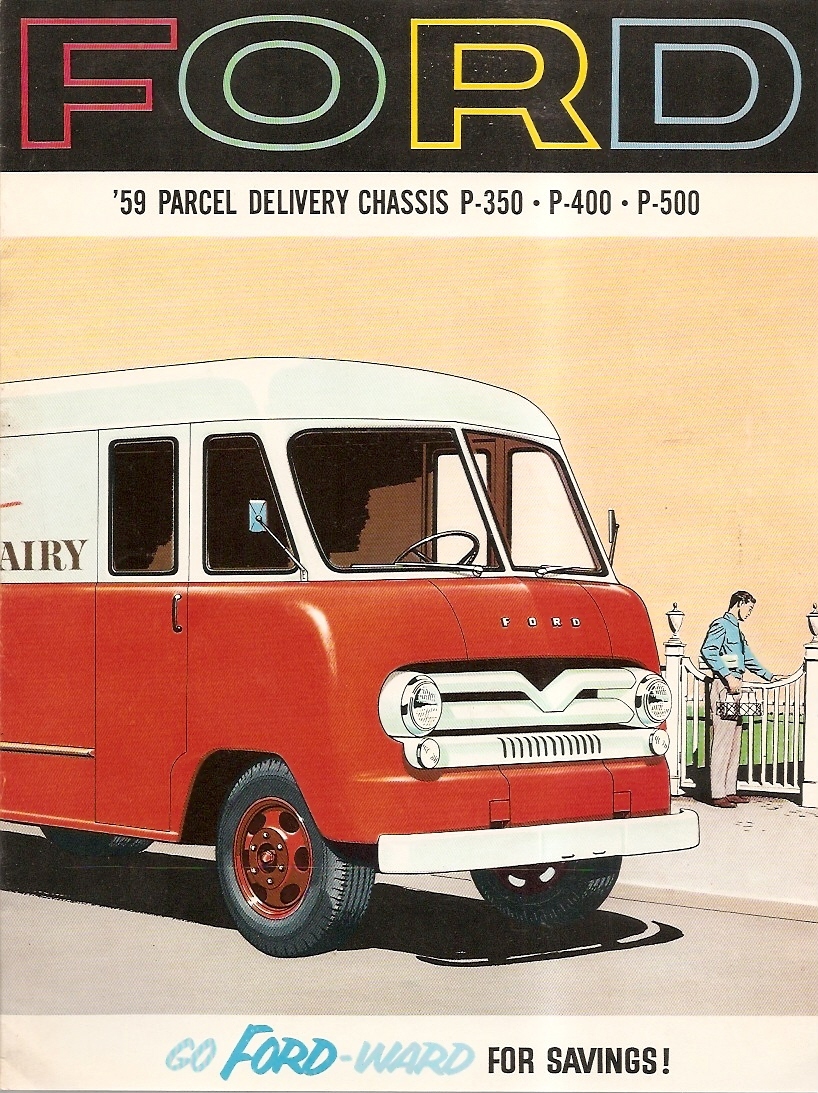Truck Brochure - Ford - P-350 400 500 - Parcel Delivery Van Chassis ...