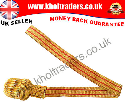 ROYAL NAVY OFFICER SWORD KNOT GOLD, BRITISH ARMY SWORD KNOT/SWORD KNOT ...