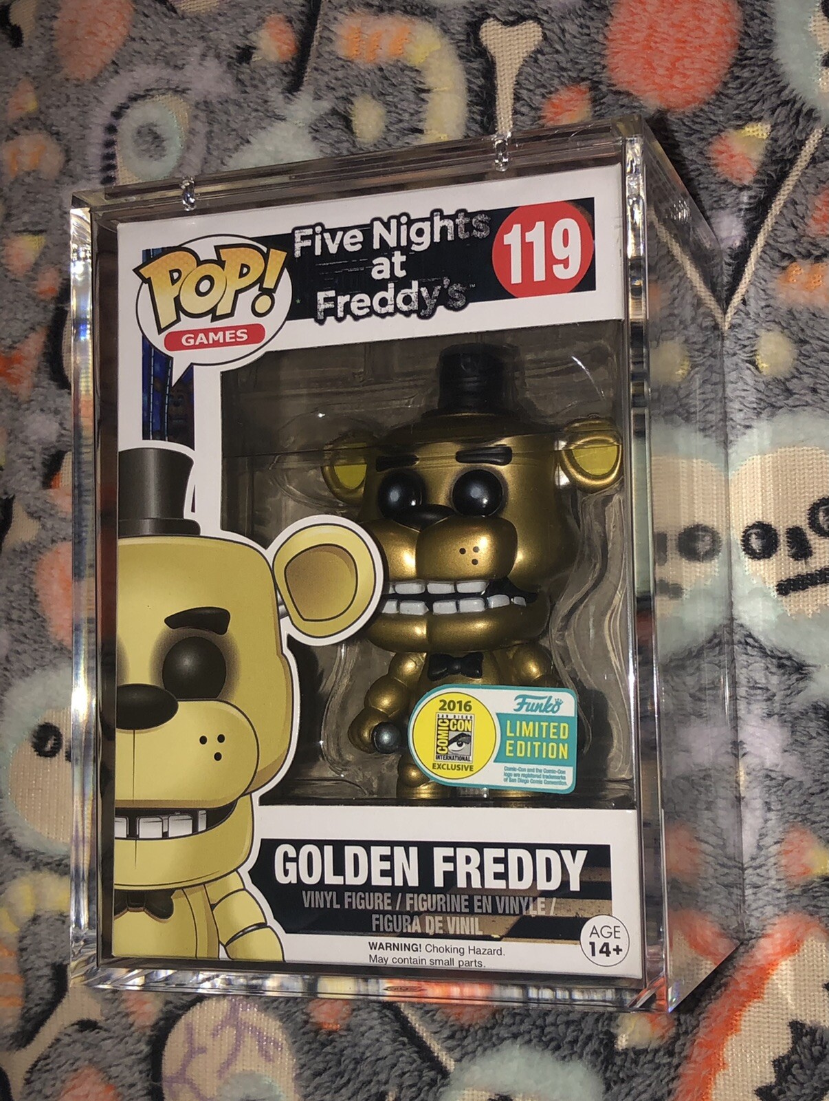 Funko Pop! SDCC 2016 Five Night's at Freddy's Golden Freddy Rare Grail ...
