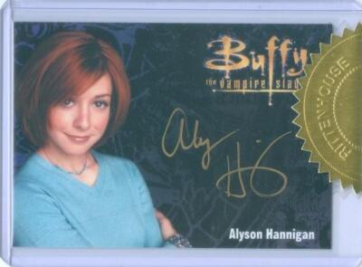 ALYSON HANNIGAN "WILLOW AUTOGRAPH CARD" BTVS ULTIMATE COLLECTORS SET S3 ...