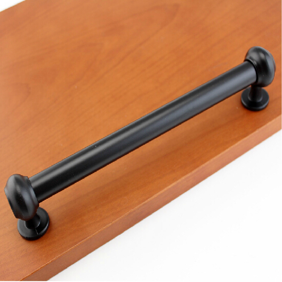 Black Solid Antique Wardrobe Cabinet Handle Kitchen Drawer Pull Handle ...