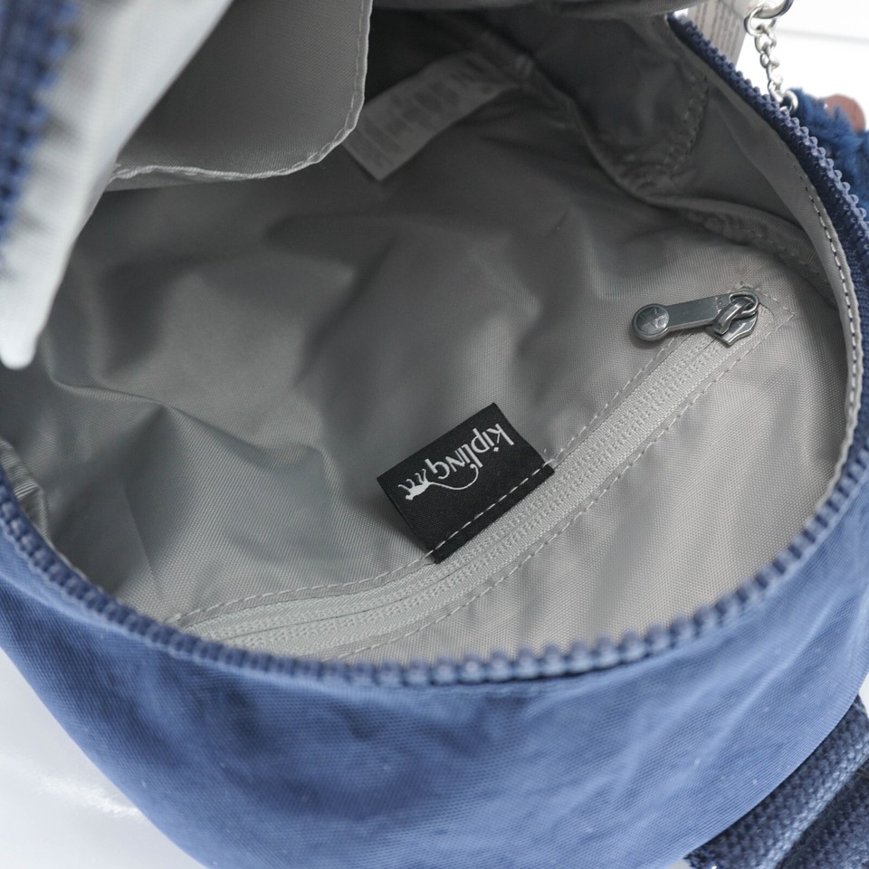 Kipling Klynn Sling Backpack Shoulder Bag KI1688 Polyamide Ink Blue ...