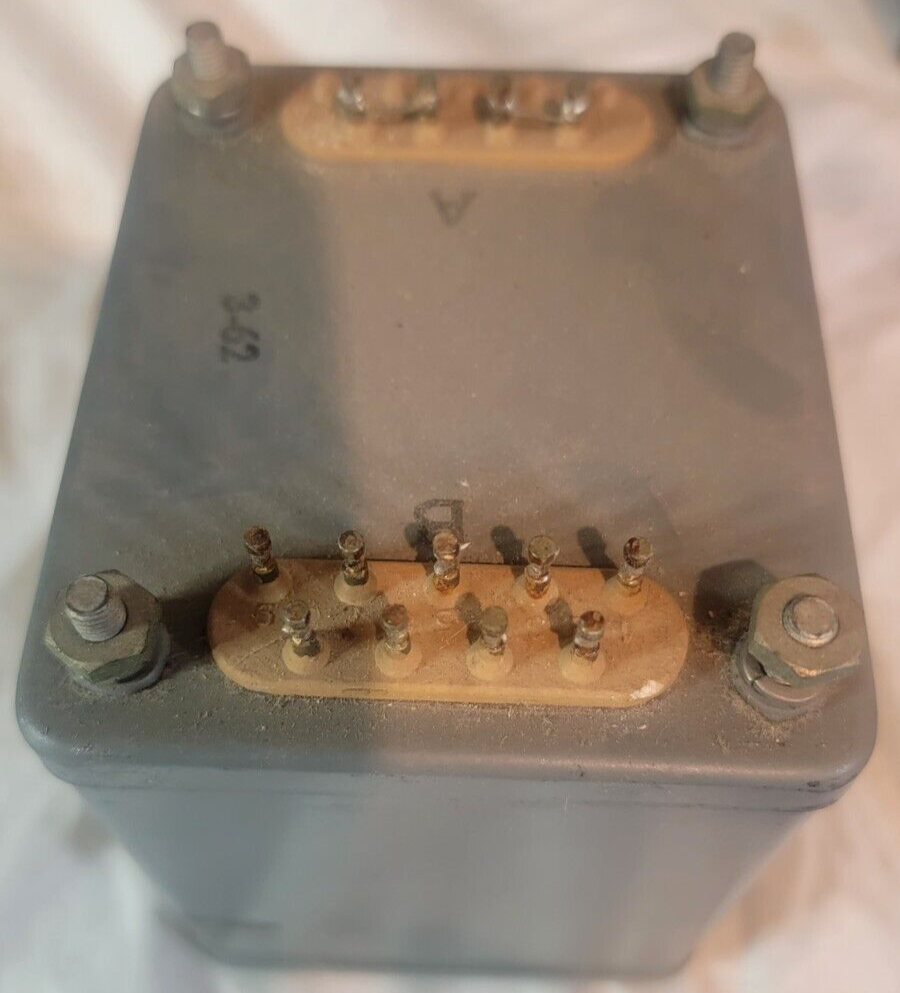 Vintage HP 9100-0050/Paeco 4035 Tube Amp Power Transformer 840 V 70 mA ...