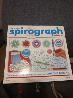 The Original Spirograph Deluxe 45+ Piece Set ~ Draw Spiral Designs ...