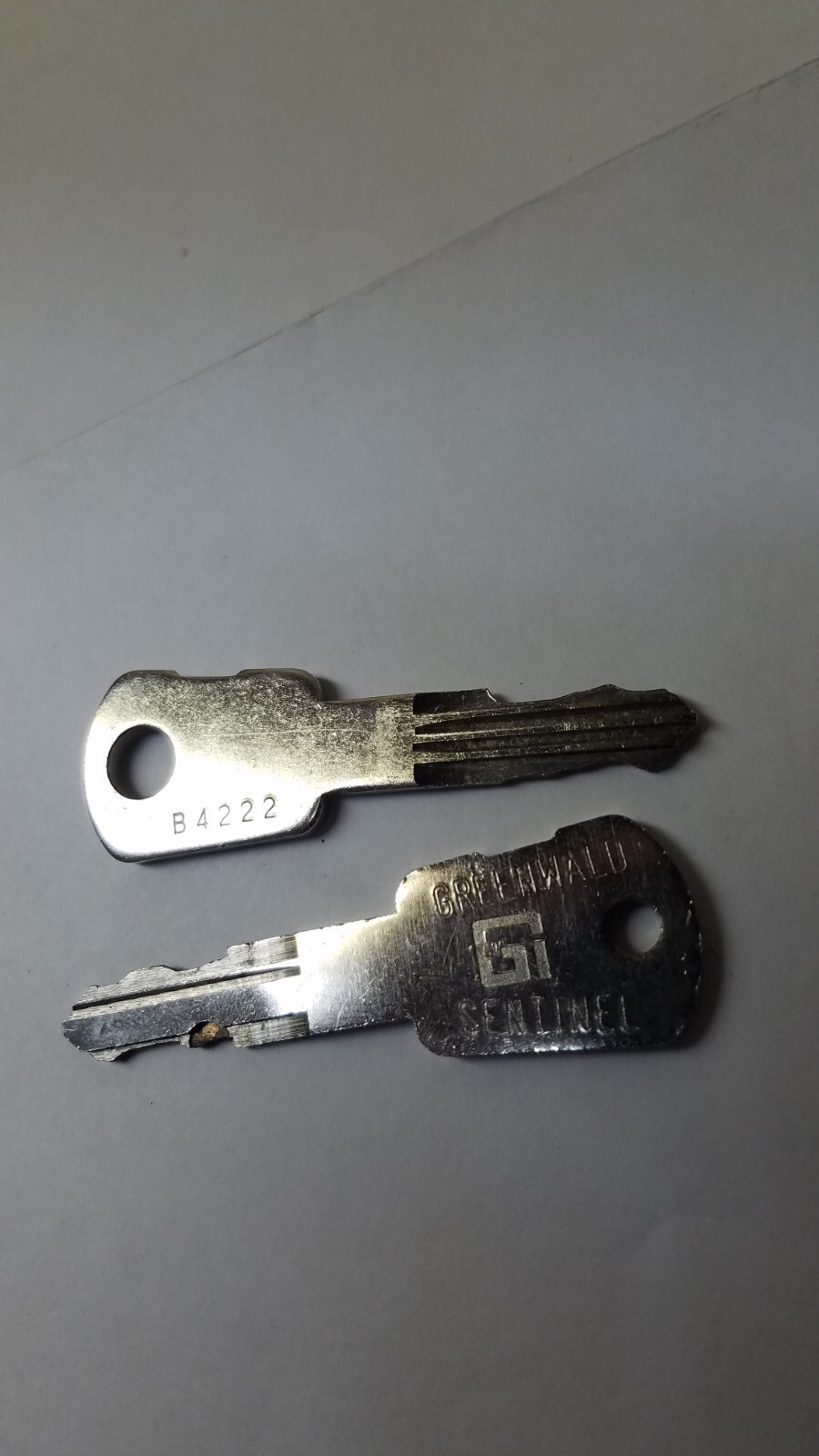 B4222 Greenwald Sentinel Laundry Coin Box Key B4222 | eBay