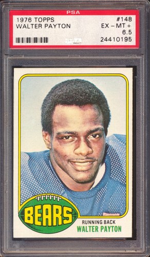 1976 TOPPS WALTER PAYTON #148 ROOKIE PSA 6.5! | eBay