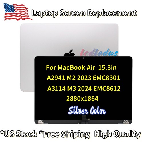 15'' For Macbook Air A2941 A3114 M2 M3 MXD23LL/A LCD Screen Full ...