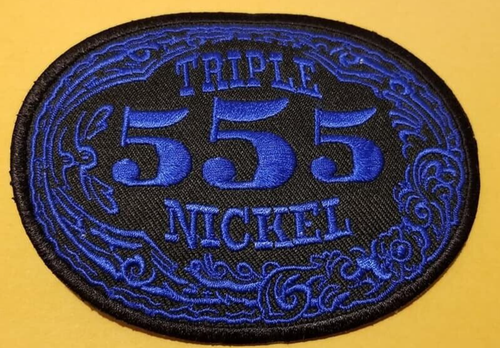 Ohio's Triple Nickel 555 Embroidered Destination Patch approx 3x4" blue ...