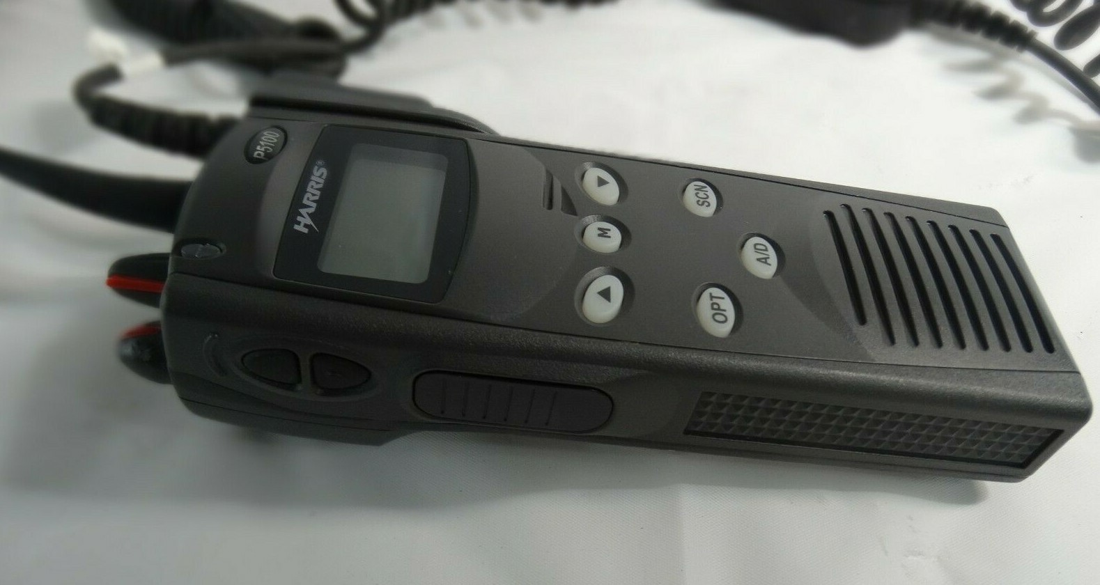 Harris P5100 Two Way Radios w/ Mics, Black, Lot of (2) | eBay