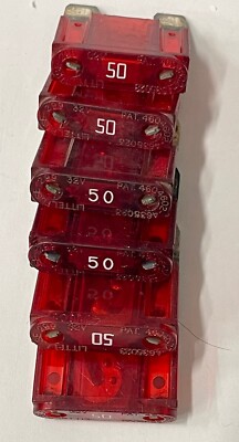 6 50A Maxi-Fuse 50A 32VDC Maxi-Blade Automotive Fuses OEM | eBay
