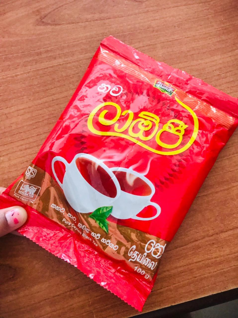 LAOJEE PURE CEYLON BLACK TEA POWDER POUCH 100g ,100%ORGINAL HIGH ...