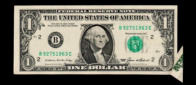 1985 $1 Federal Reserve Note Butterfly Fold Error Uncirculated | eBay