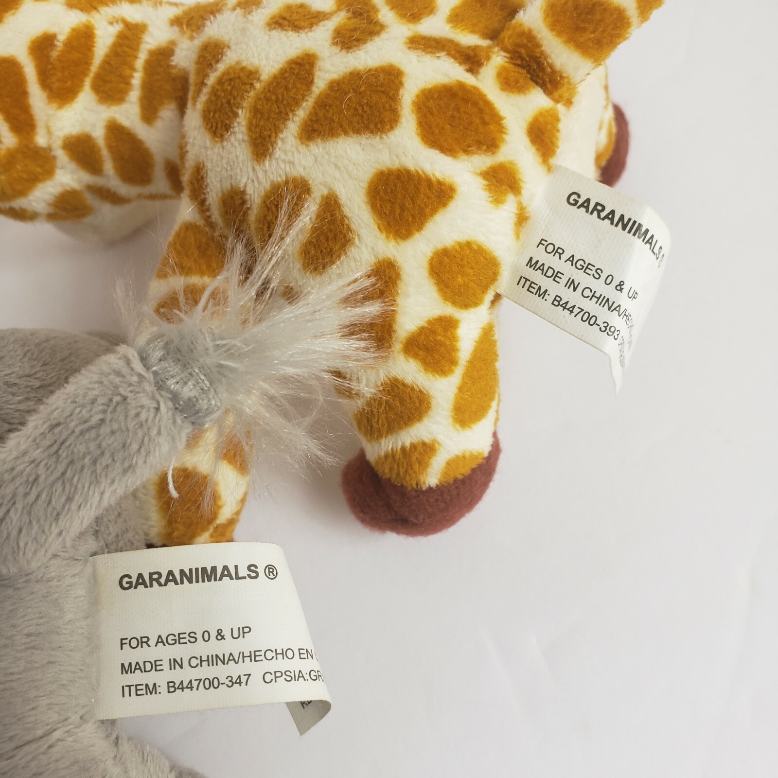 Garanimals Baby Hippo Giraffe Plush Stuffed Animal Lovey Sewn Eyes | eBay