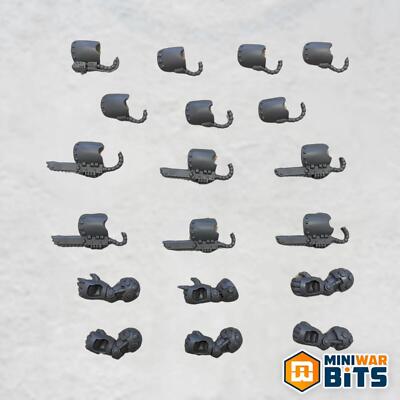 Terminator Squad Powerfist & Chainfist Bits - Warhammer 40k Space ...