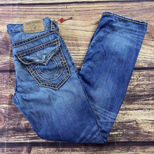 True Religion Straight Flap Jeans Rope Stitch Sz. 32 Men’s Denim | eBay