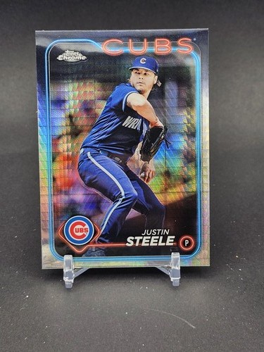 2024 Topps Chrome #258 Justin Steele Prism Refractors | eBay