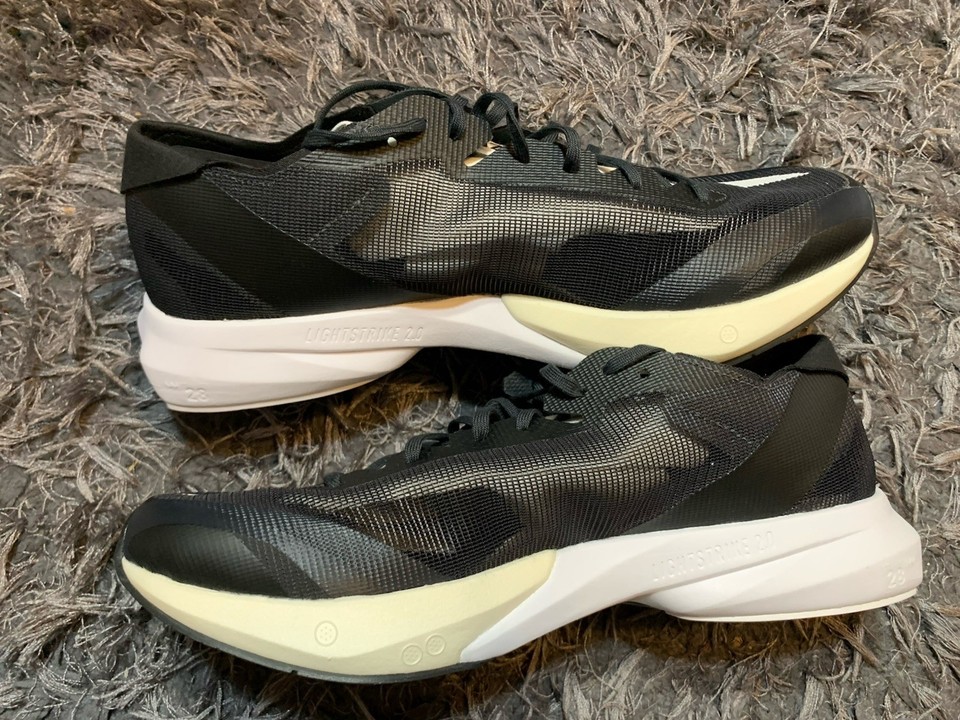 NEW Adidas Adizero Adios 8 Carbon Cloud White Core Black ID6902 Men's ...