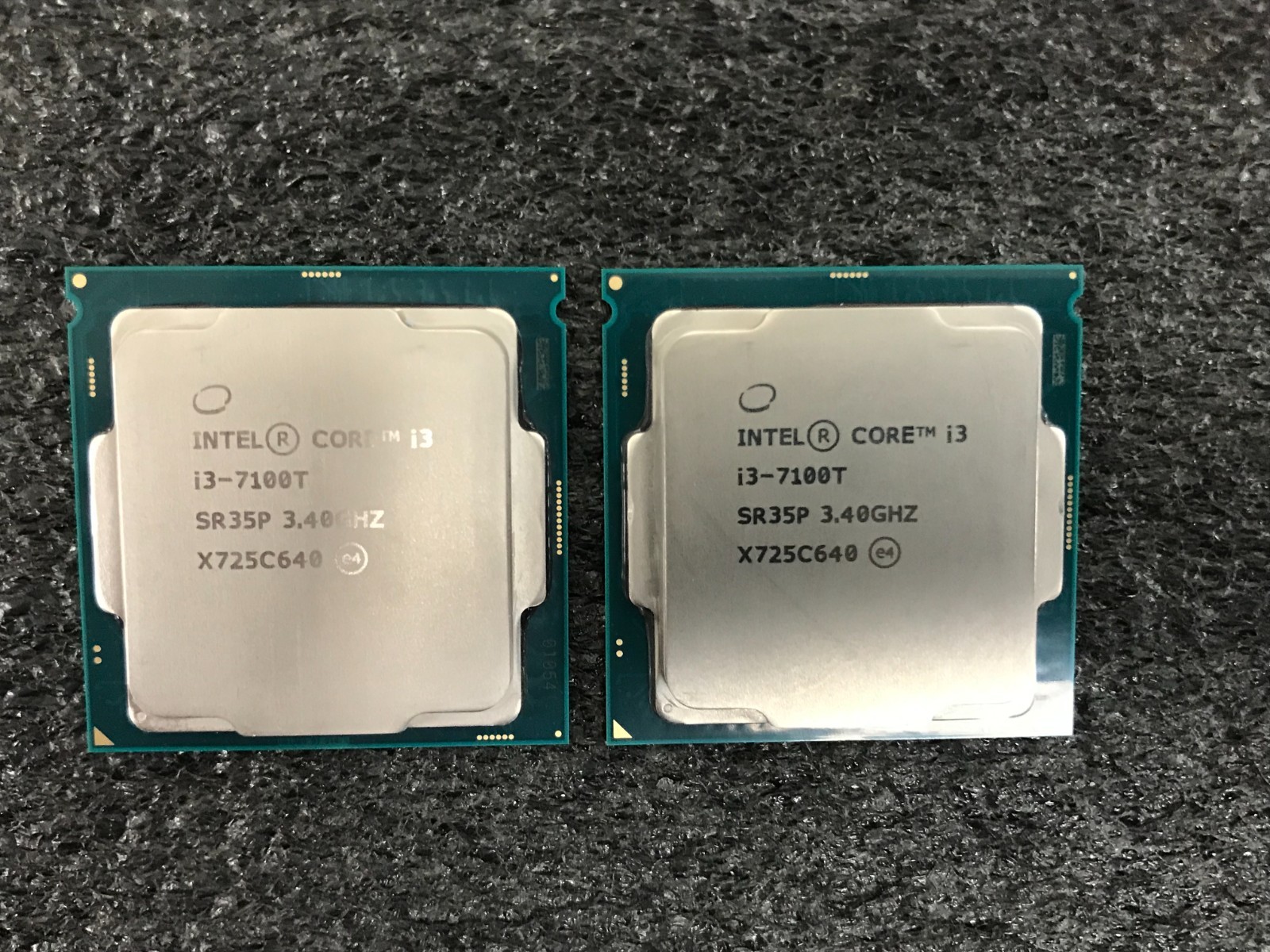 (Lot of 2) Intel Core i3-7100T 3.40GHz Dual-Core CPU SR2HG LGA1151 ...