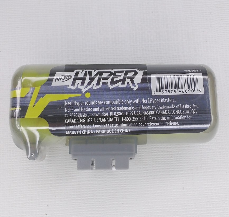NERF Hyper 50-Round Reload Canister F0025 Compatible With Nerf Hyper ...