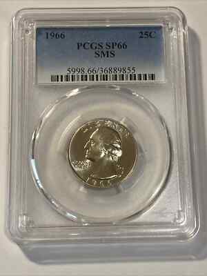 1966 Washington Quarter PCGS SP66 SMS | eBay