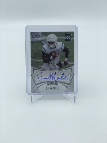 2021 Leaf Draft - Autographs CJ Marable #BA-CJM (AU, RC) for sale ...