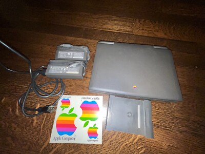 Vintage Apple Macintosh Power PC Powerbook 5300cs TESTED W CORDS AND ...