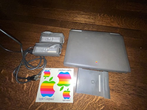 Vintage Apple Macintosh Power PC Powerbook 5300cs TESTED W CORDS AND ...