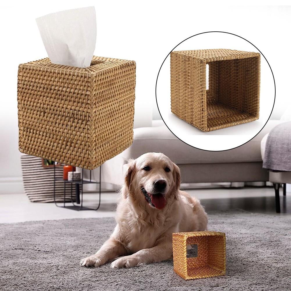 Universal Tissue Box Cover Holder Bathroom Standard Classic Functional ...