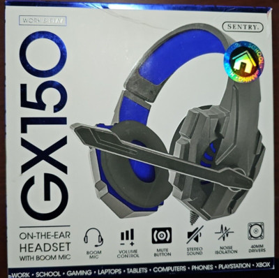 Sentry (GX150) Deluxe Headset + Boom Mic | eBay