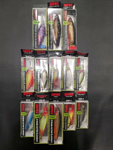 Large Lot Of 13 Assorted Rapala X-Rap Fishing Lures | eBay
