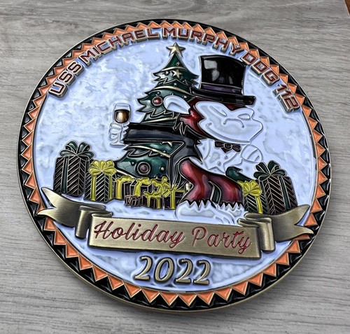 USS Michael Murphy Christmas Party 2022 Challenge Coin | eBay