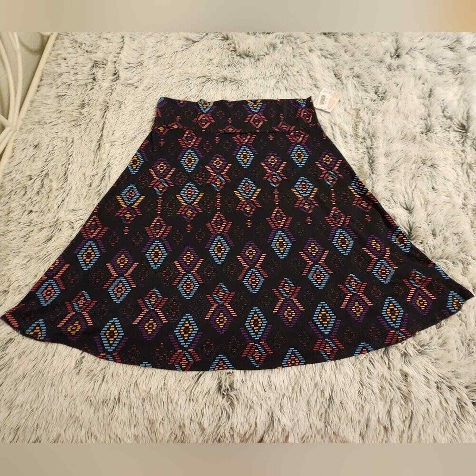 LulaRoe Aztec tribal print Azure a-line skirt plus size 3XL NEW!!! | eBay