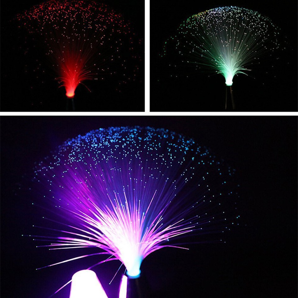 2 Pcs fiber light toy Fiber Optic Light Colorful light Changing Night ...
