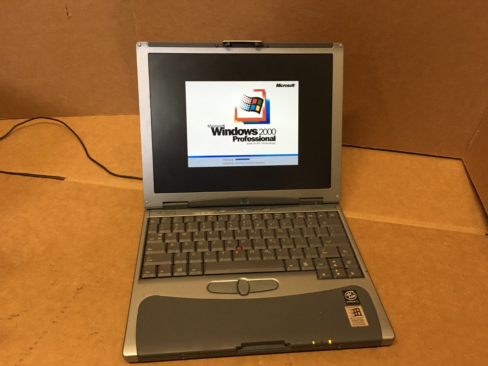 Vintage HP OmniBook 500 Mini Notebook Laptop P III 700MHz 20GB Windows ...