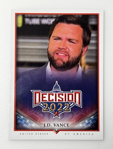 2024 Decision Rainbow Foil J.D. Vance Card #68 | eBay