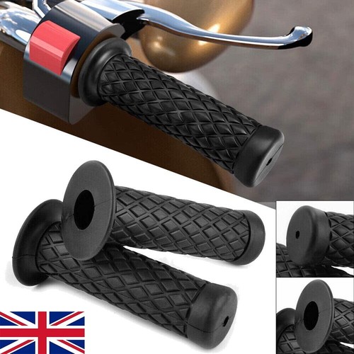 Motorcycle Rubber Gel Hand Grips For 7/8in 22mm Handlebar Sports Bike ...