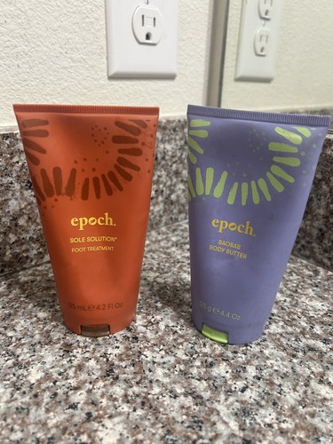 NuSkin Epoch® Body Butter & Sole Solutions Foot Cream 2 Pack *New ...