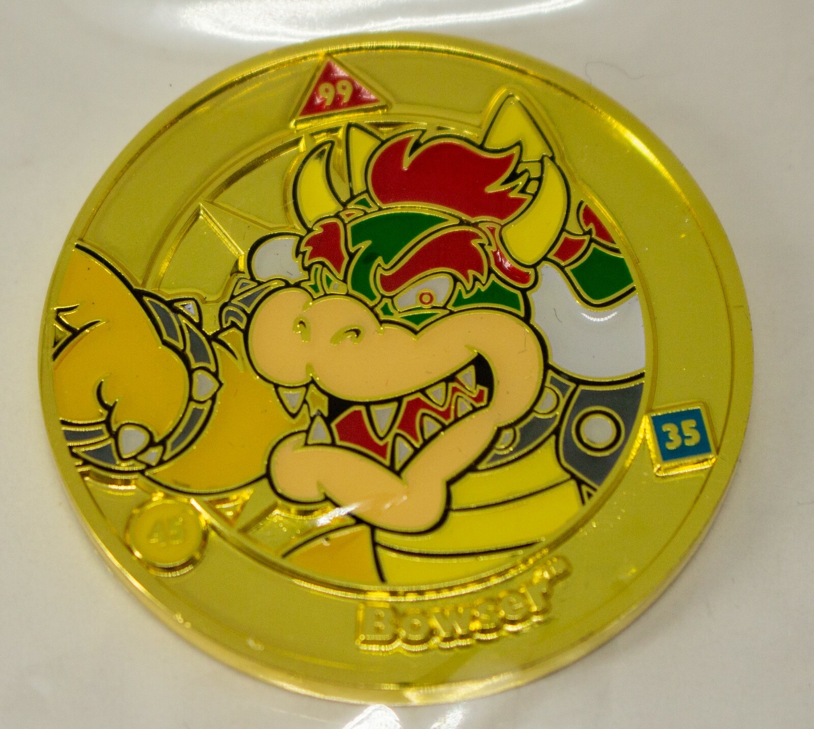 Super Mario Challenge Coin [GOLD Bowesr] Enterplay 2016 RARE ...