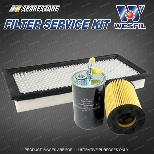 Oil Air Fuel Filter Service Kit for Jeep Compass Patriot MK 2.0L 07-10 ...